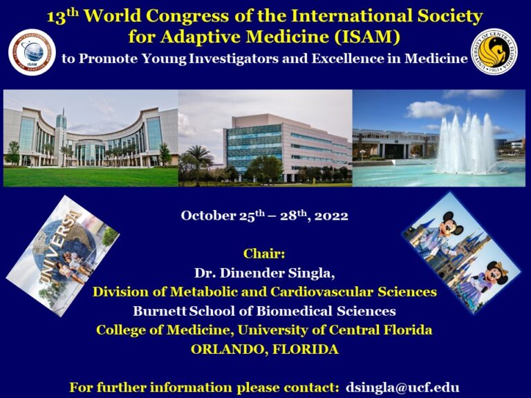 ISAM 13th World Conference – International Society for Adaptive Medicine